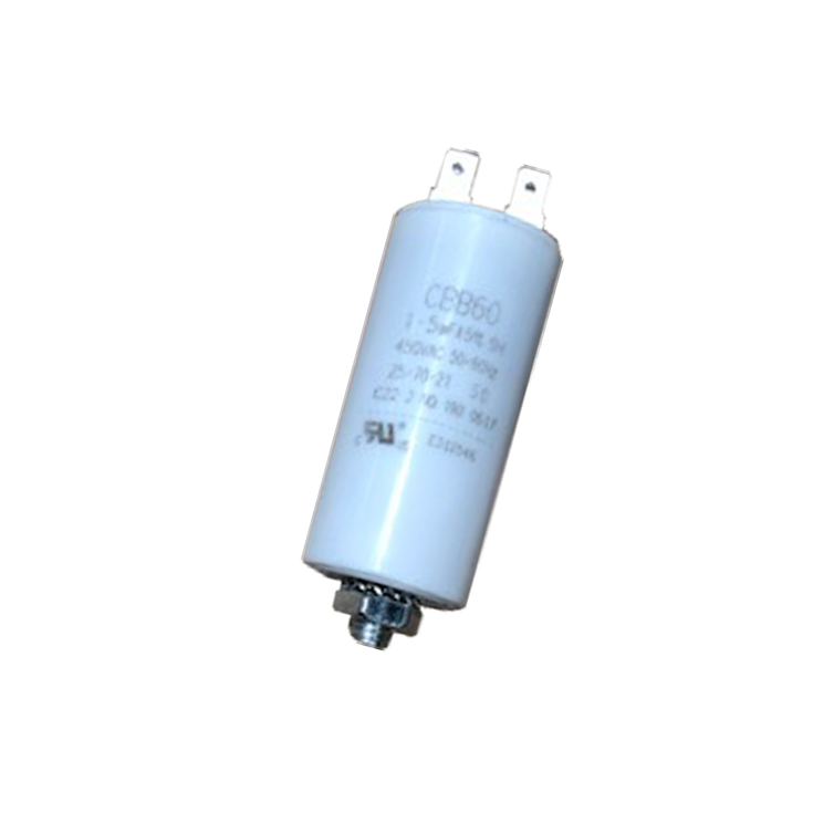 CAPACITOR - 1.5uF 450v AC - 65mm x 30mm - Plastic With Stud (M8 ...