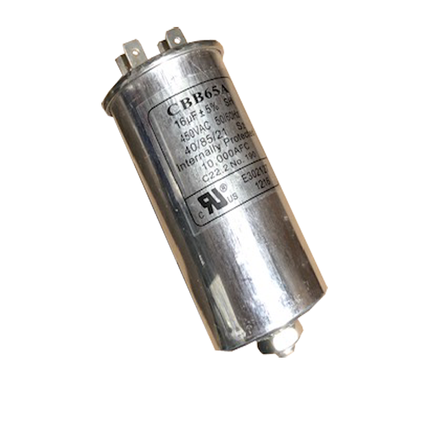 CAPACITOR - 16uF 450v AC - 75mm x 40mm - Metal With Stud (M8 ...