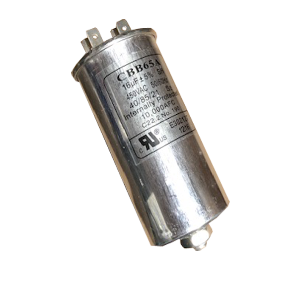 CAPACITOR - 16uF 450v AC - 75mm x 40mm - Metal With Stud (M8 ...