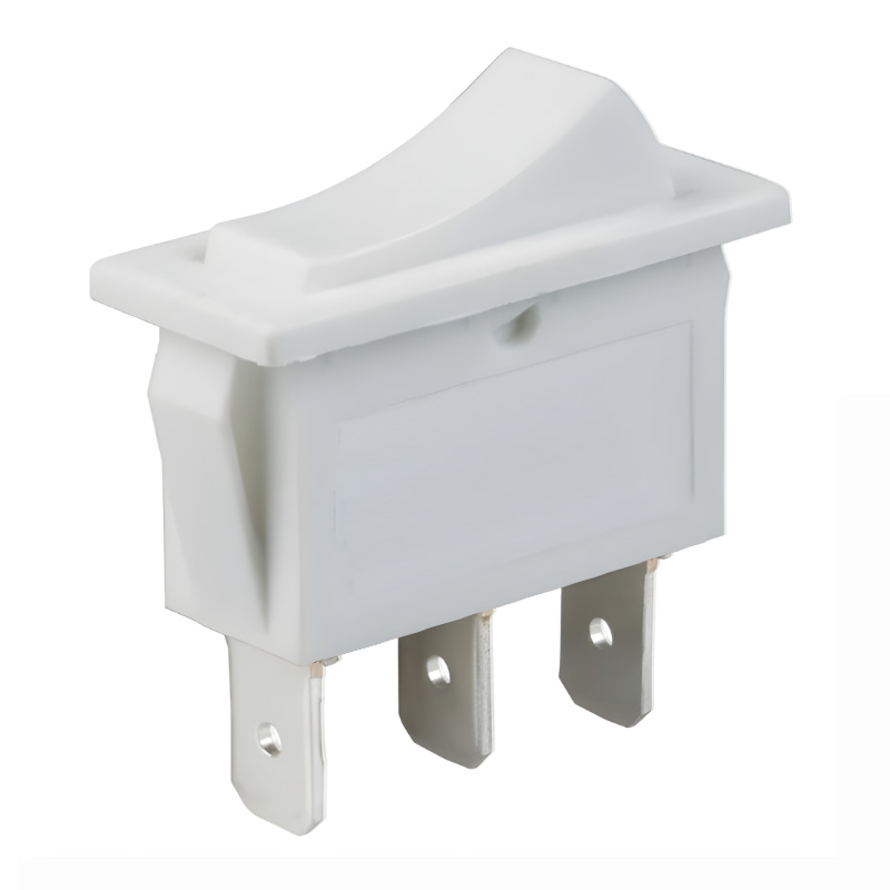 White Rocker Switch – SPST 15A 250V - Agency Spare Parts: Spare Parts ...
