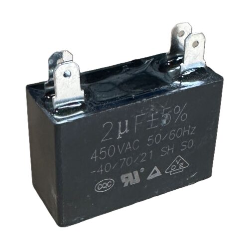 CAPACITOR - 2uF 450v AC - 4 Pin Square - Agency Spare Parts: Spare ...