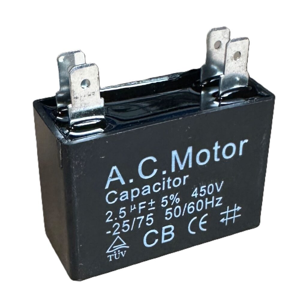 Capacitor 2.5uF 450v AC 4 Pin Square - Agency Spare Parts: Spare Parts ...