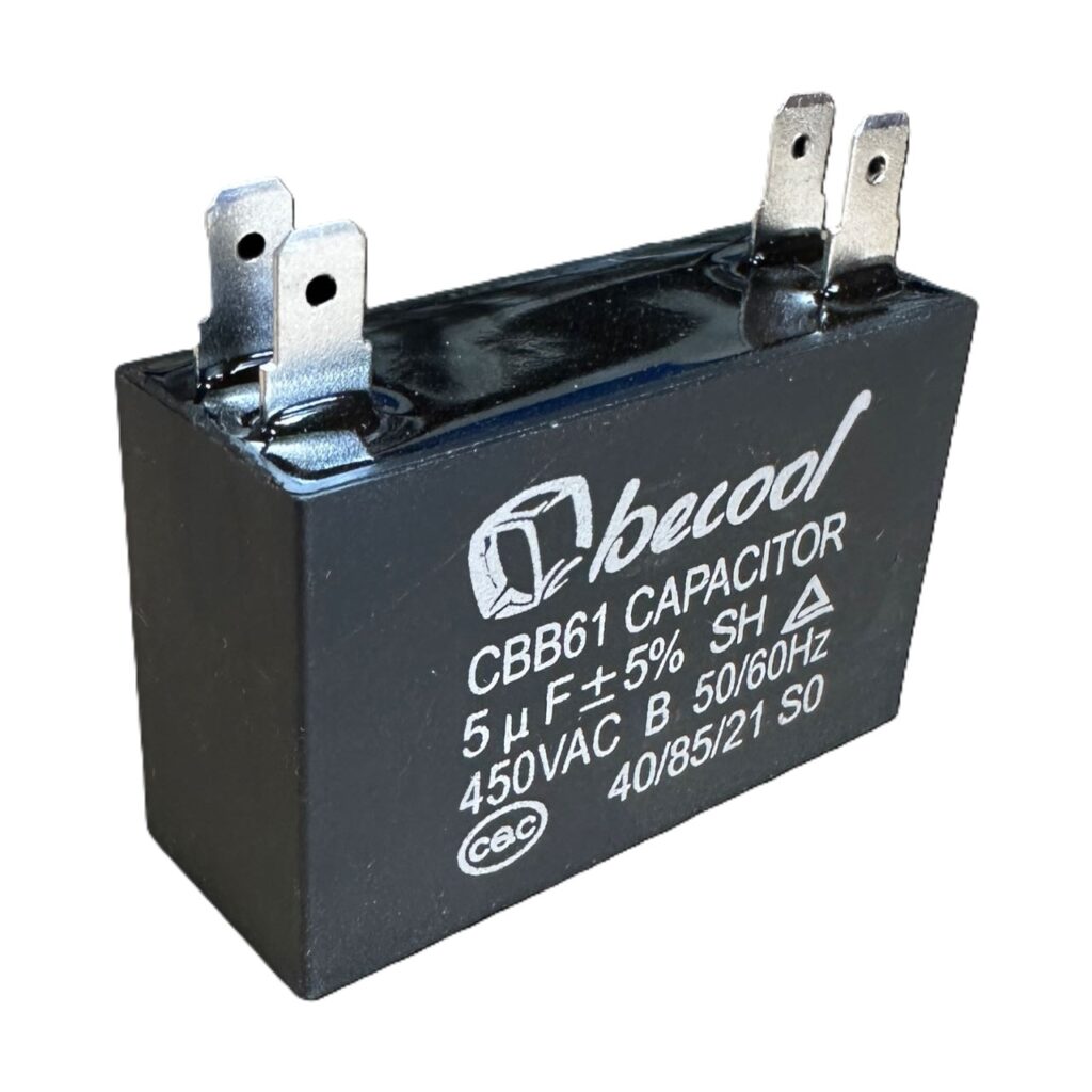 CAPACITOR - 5uF 450v AC - 4 Pin Square - Agency Spare Parts: Spare ...