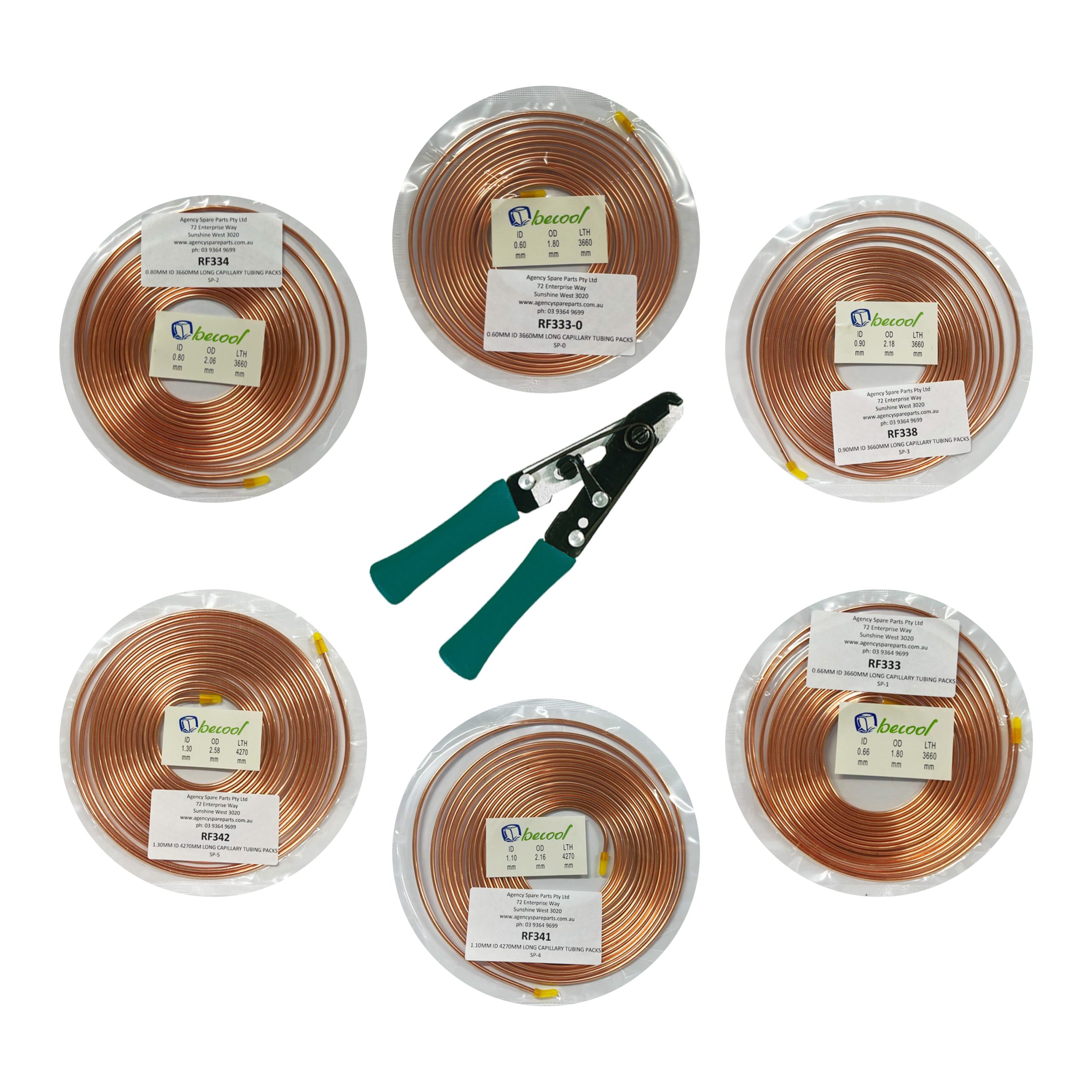 Capillary_Pack - RF333, RF333-0, RF334, RF338, RF341, RF342, T219 ...