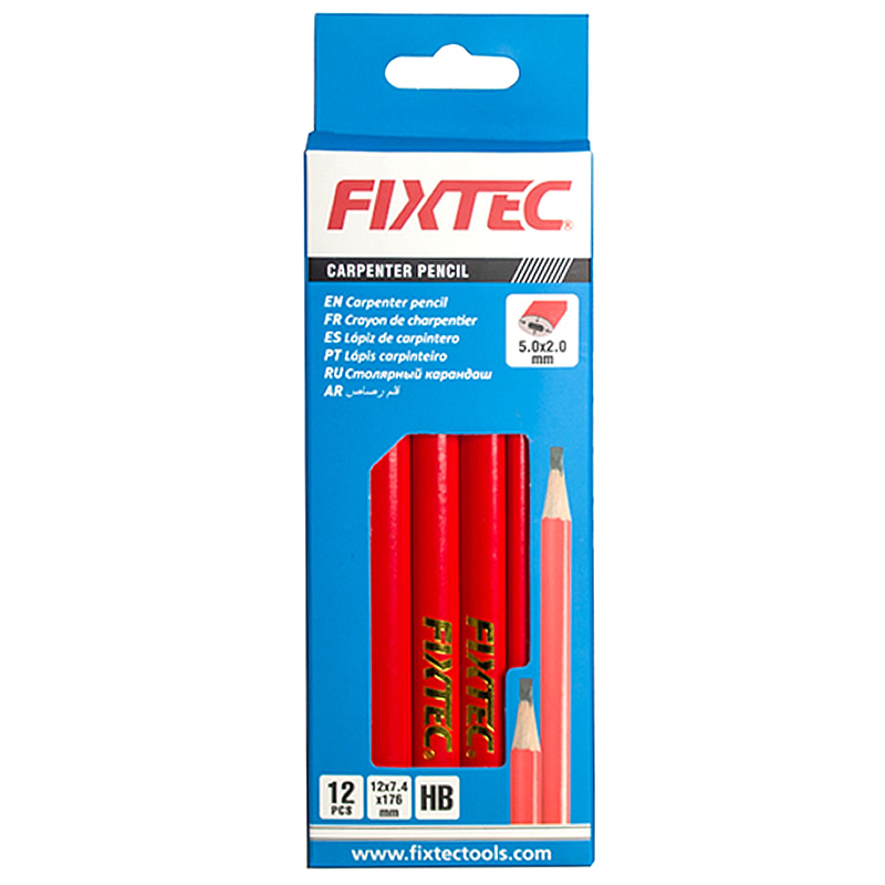 Carpenters Pencil Set 12 Pieces (red color) - Agency Spare Parts: Spare ...
